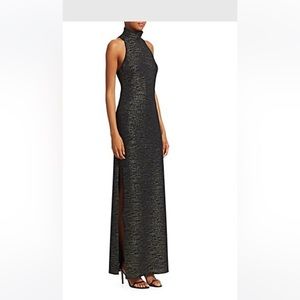 Halston Heritage | Dresses | Halston Heritage Metallic Gown | Poshmark